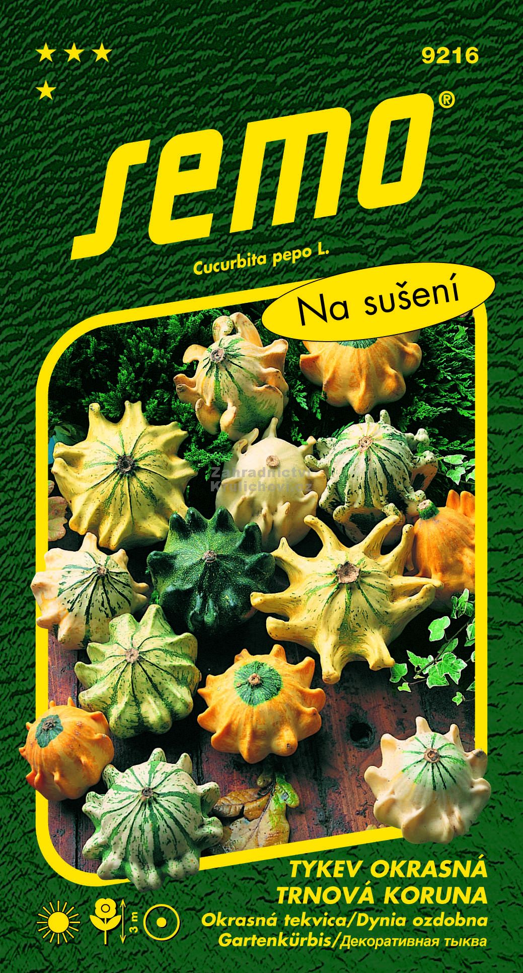 Tykev okrasná " Trnová koruna " Zahradnictví Krulichovi - zahradnictví ...