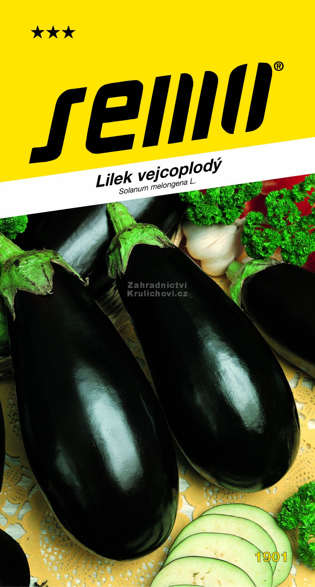 Lilek, baklažán " Český raný " Zahradnictví Krulichovi - zahradnictví ...